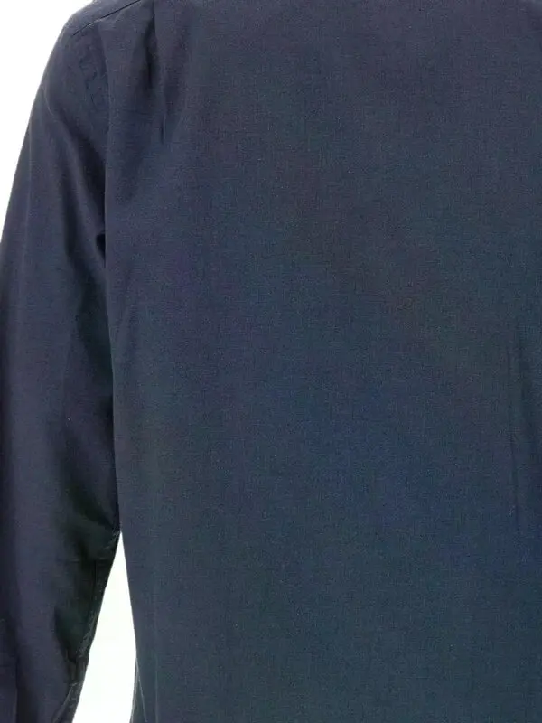 Paul & Shark Check-patterned Insert Chest-pocket Shirt