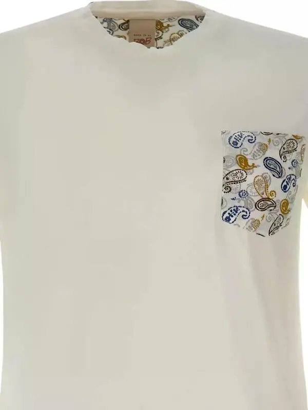 BOB Beach Paisley-pocket T-shirt