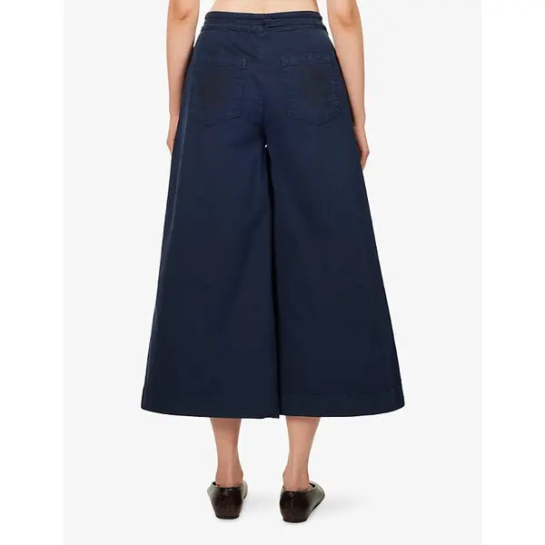DAMSON MADDER Wide-leg Cotton Culottes