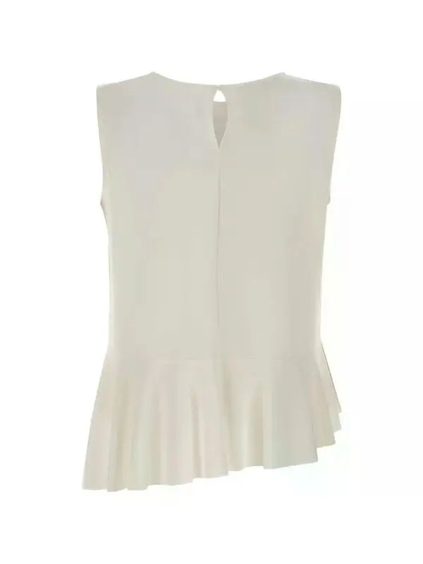KAOS Ruffled Asymmetric-hem Blouse