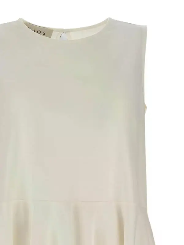 KAOS Ruffled Asymmetric-hem Blouse