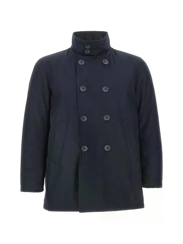 Herno Double-breasted High-collar Coat