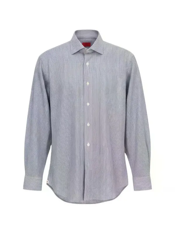 Isaia Vertical-stripe Shirt