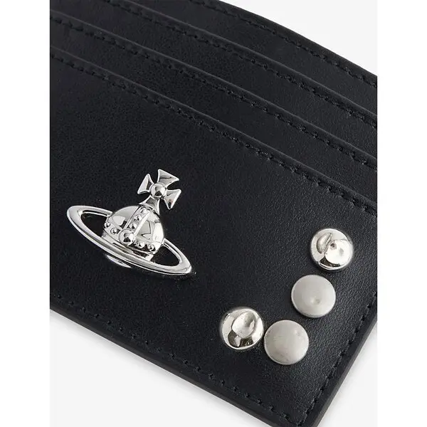 VIVIENNE WESTWOOD Flat Leather Card Holder