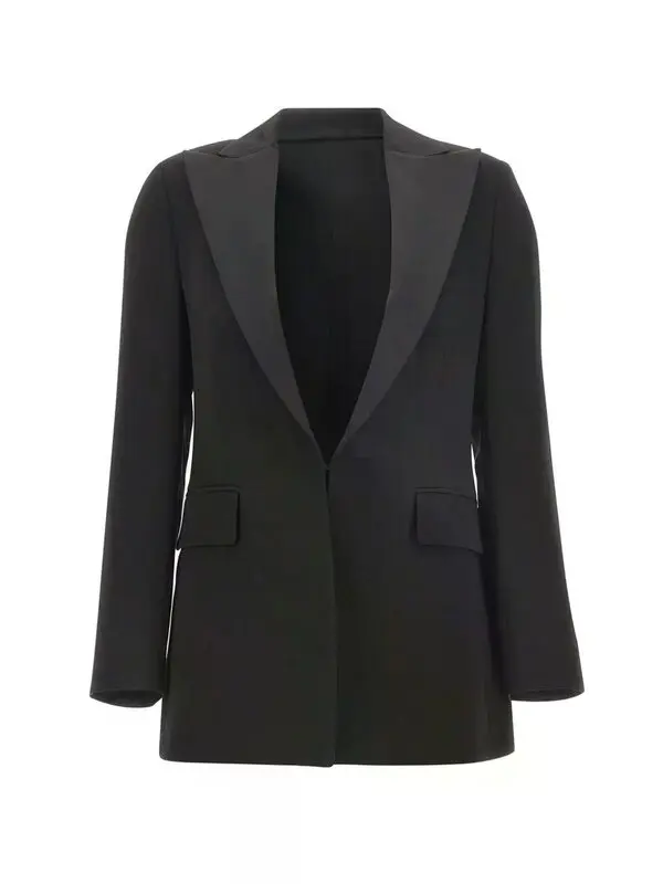 Eleventy Silk Tuxedo Blazer