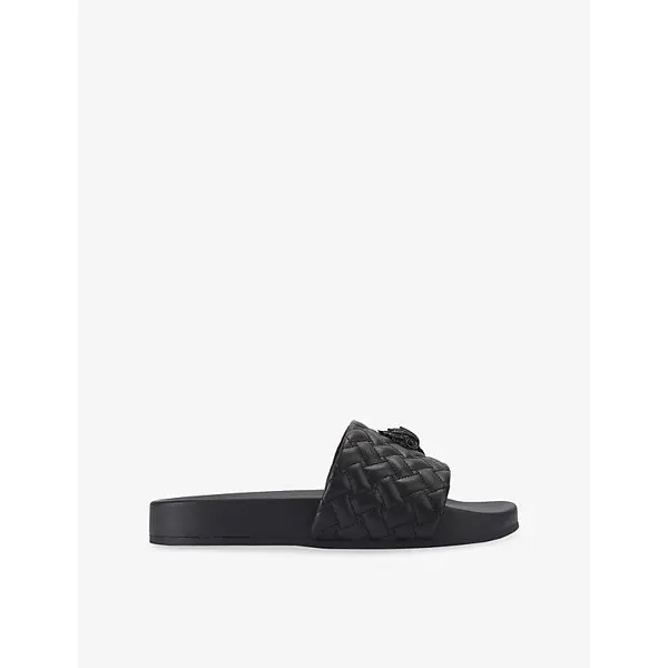 Kurt Geiger Meena Eagle Faux-leather Slides