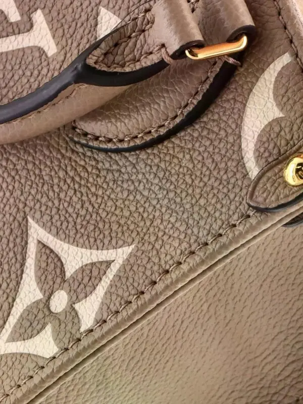 LOUIS VUITTON Onthego Bicolor Monogram Empreinte Giant Bb Tote Bag