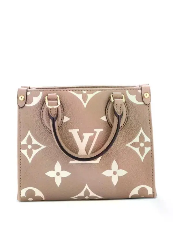 LOUIS VUITTON Bicolor Monogram Empreinte Giant Bb Tote Bag - Neutrals