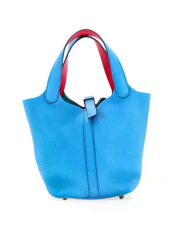Hermès Eclat Picotin Lock Bag Clemence Pm Tote Bag