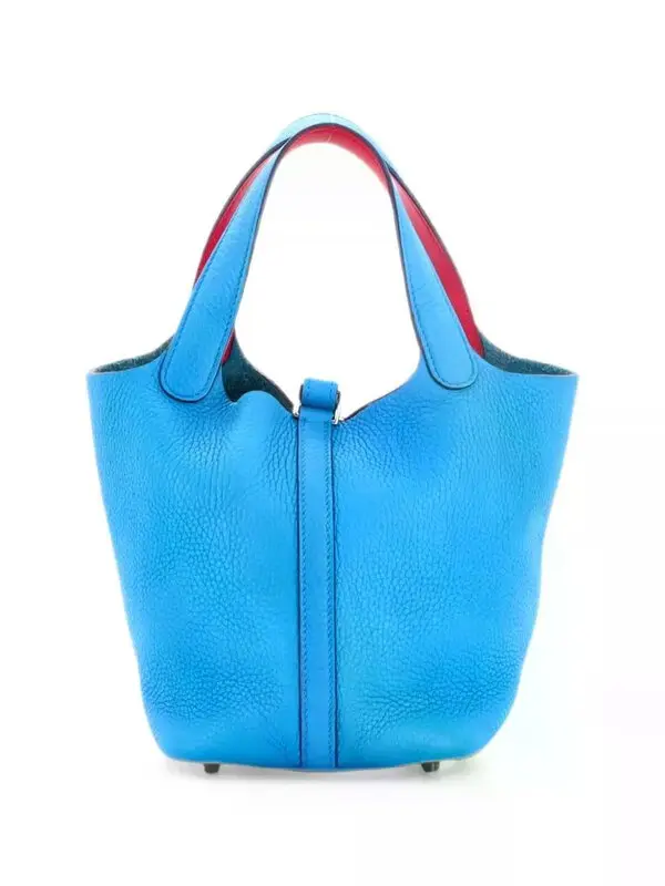 Hermès Eclat Picotin Lock Bag Clemence Pm Tote Bag