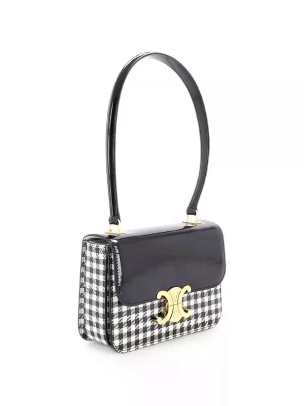Celine Garance Bag Printed Patent Teen Shoulder Bag