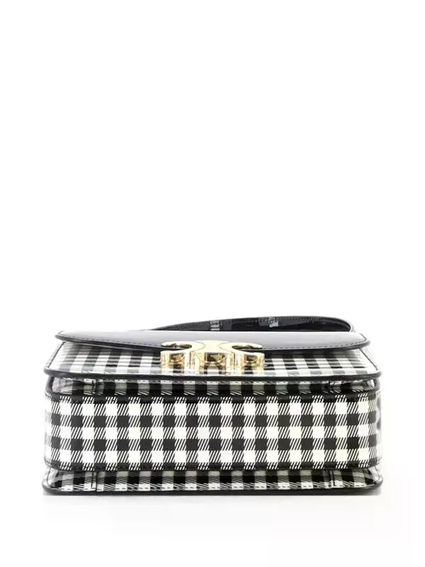 Celine Garance Bag Printed Patent Teen Shoulder Bag