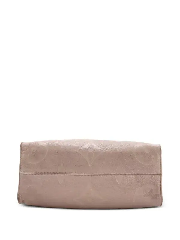 LOUIS VUITTON Onthego Monogram Empreinte Giant Mm Tote Bag - Neutrals