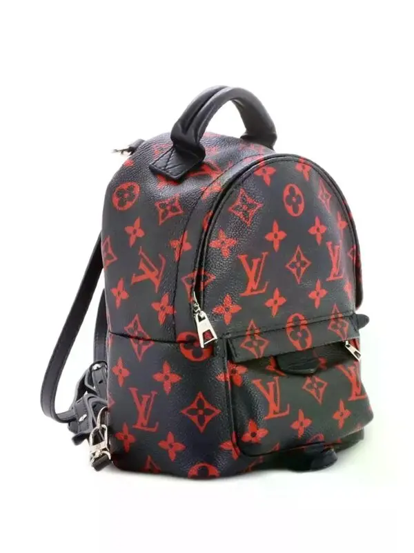 LOUIS VUITTON Palm Springs Limited Edition Monogram Infrarouge Mini Backpack - Black