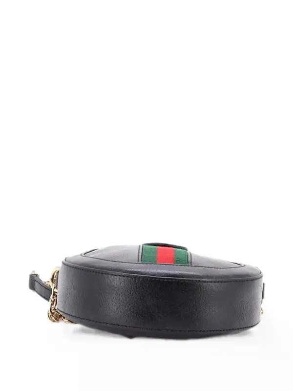 Gucci Ophidia Round Shoulder Bag Mini Crossbody Bag - Black