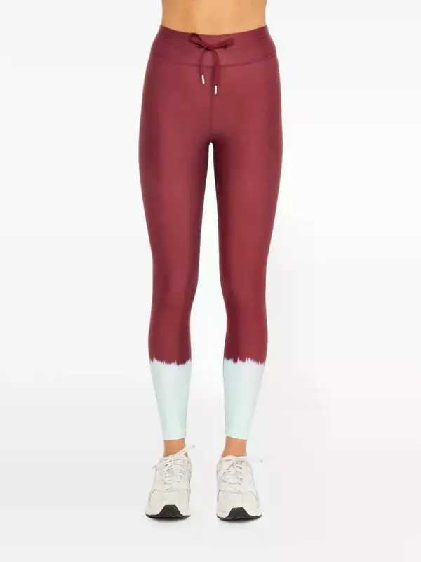 The Upside Tie-dye Leggings - Red