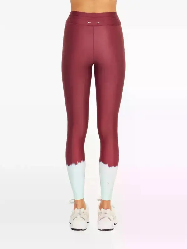 The Upside Tie-dye Leggings - Red