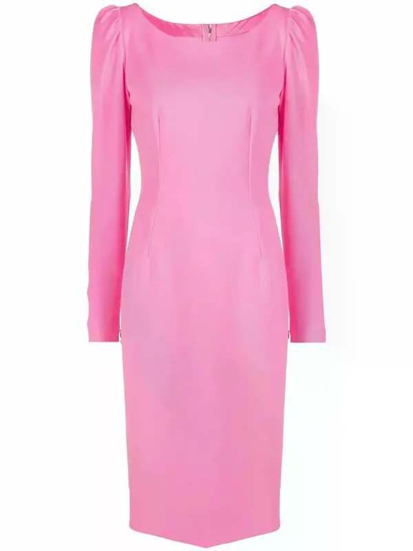 Dolce & Gabbana U-neck Long-sleeved Dress