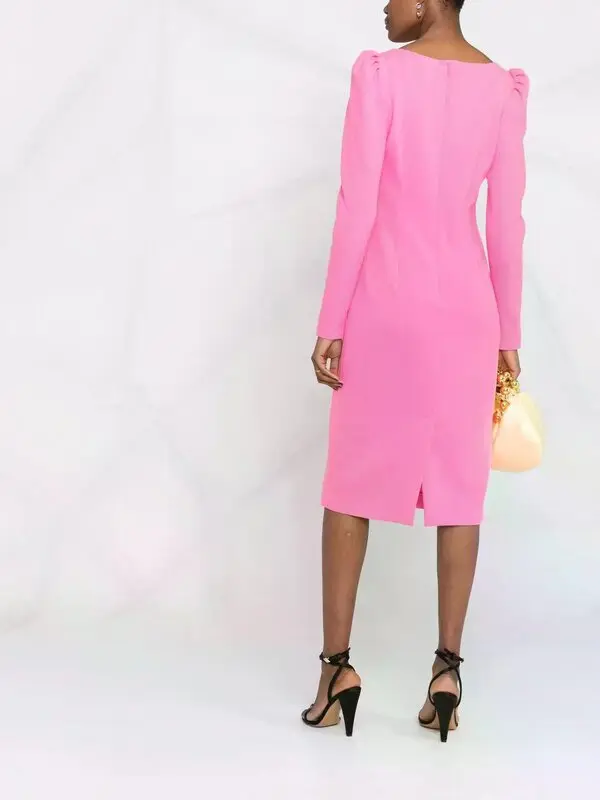 Dolce & Gabbana U-neck Long-sleeved Dress