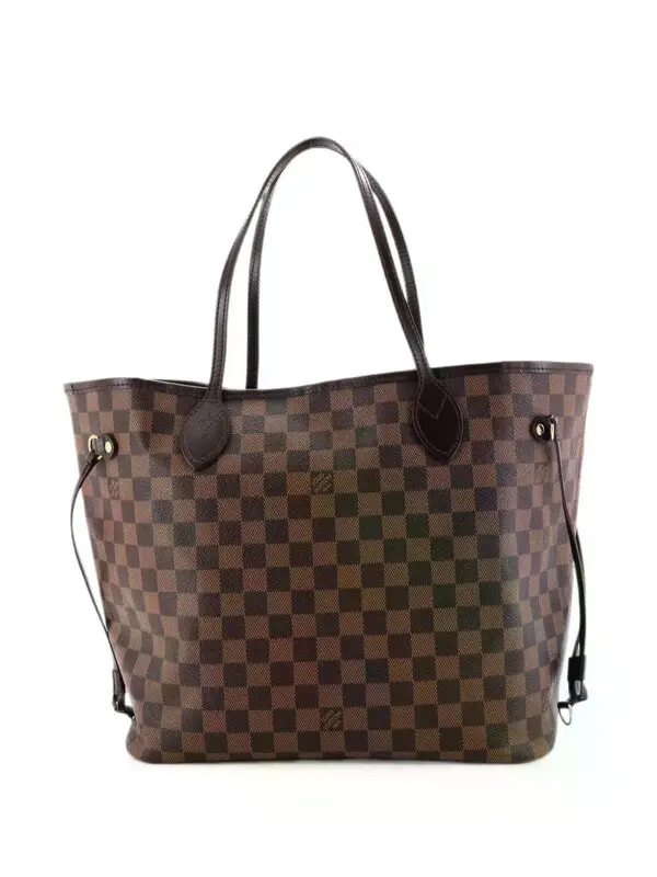 LOUIS VUITTON Damier Neverfull Mm Tote Bag - Brown