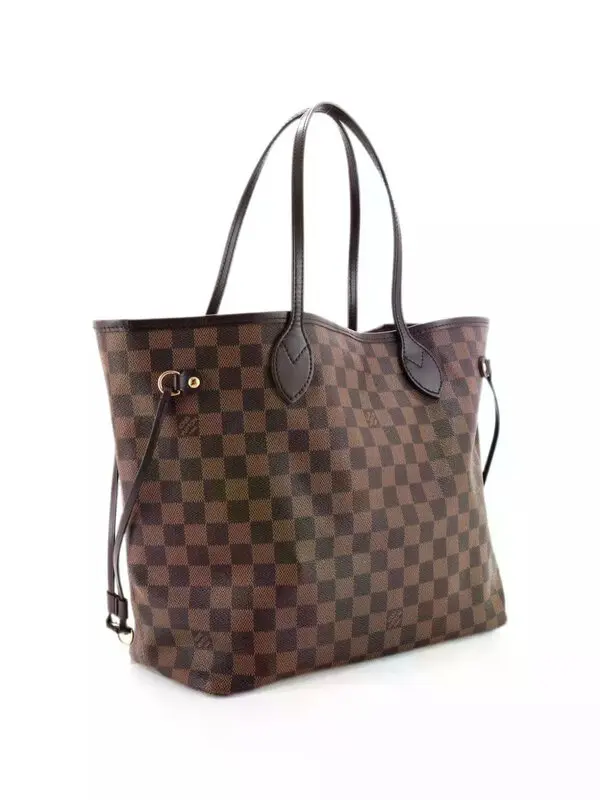 LOUIS VUITTON Damier Neverfull Mm Tote Bag - Brown