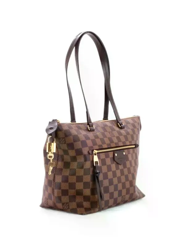 LOUIS VUITTON Damier Pm Iena Tote Shoulder Bag - Brown