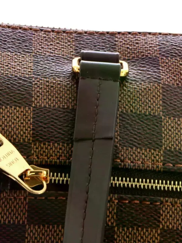 LOUIS VUITTON Damier Pm Iena Tote Shoulder Bag - Brown