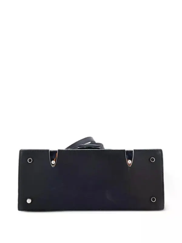 Goyard Saigon Top Handle Bag Coated Canvas With Leather Pm Satchel