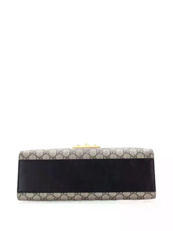 Gucci Padlock Gg Coated Canvas And Leather Medium Shoulder Bag