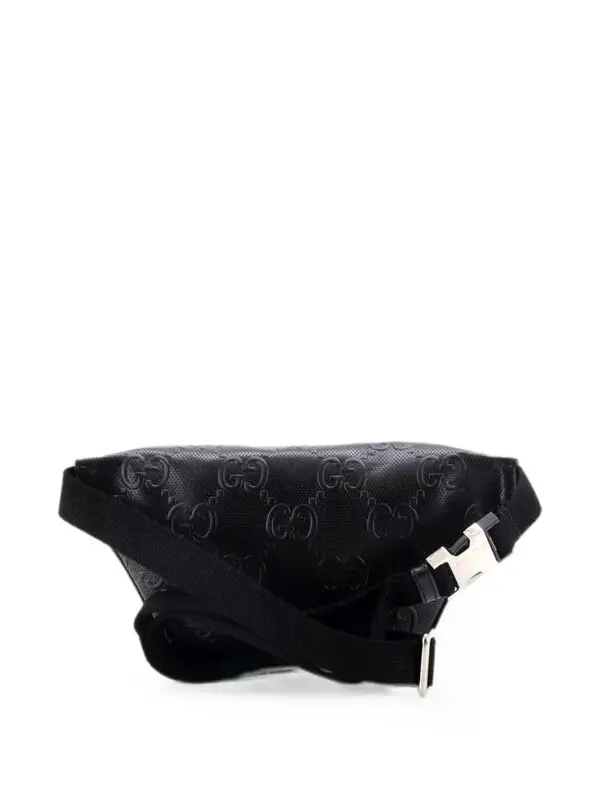 Gucci Gg Embossed Perforated Leather Small Belt Bag
