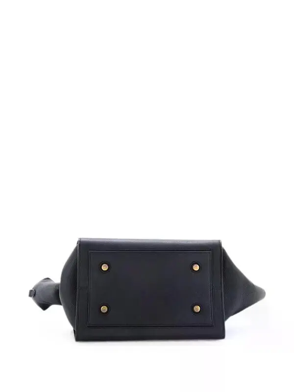Celine Tie Knot Grainy Leather Mini Tote Bag