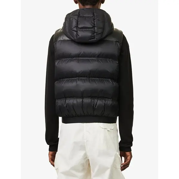 Moncler Impression Hooded Leather Gilet