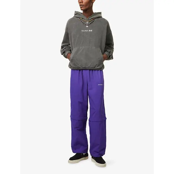TWOJEYS Icon Logo-embroidered Cotton Hoodie
