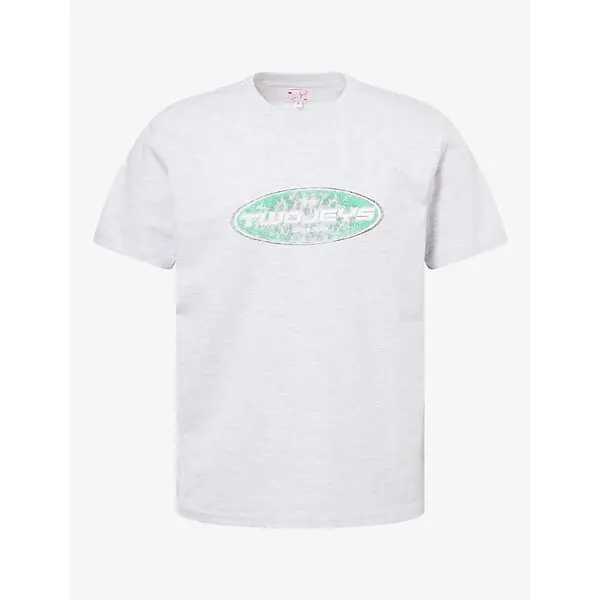 TWOJEYS Speedway Logo-print Cotton-jersey T-shirt