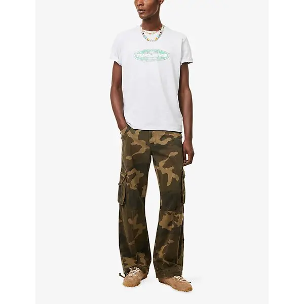 TWOJEYS Speedway Logo-print Cotton-jersey T-shirt