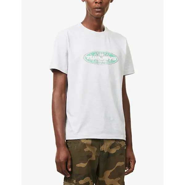 TWOJEYS Speedway Logo-print Cotton-jersey T-shirt