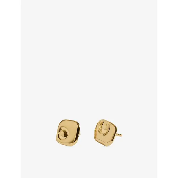 Monica Vinader 18ct Yellow Vermeil Stud Earrings