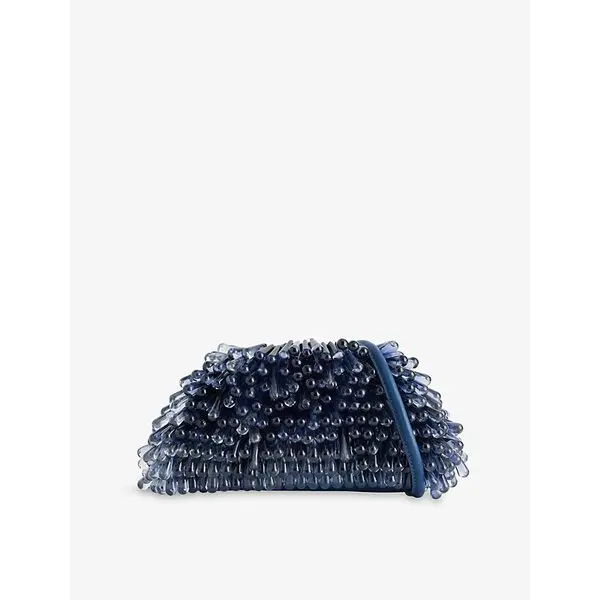 Cult Gaia Jaala Nano Beaded Cross-body Bag - Tide