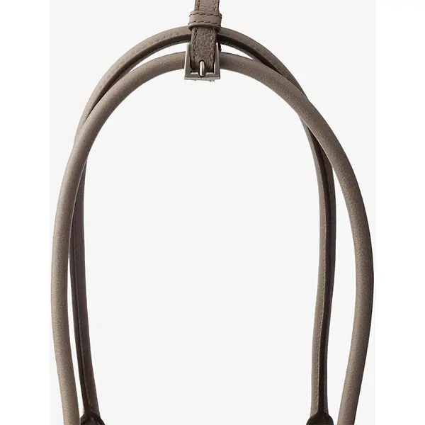 Prada Leather Top-handle Bag - Grey