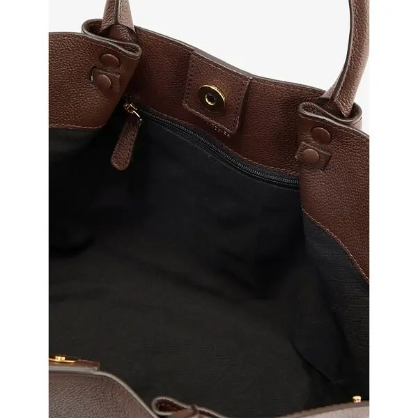 DEMELLIER Midi New York Leather Tote Bag - Mocha