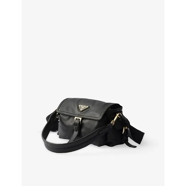 Prada Explore Mini Leather Top-handle Bag