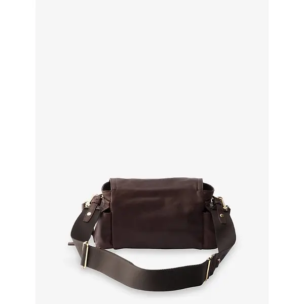 Prada Mini Leather Top-handle Bag - Brown