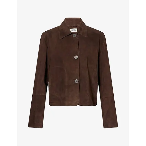 ARMA Emy Collar Suede Jacket