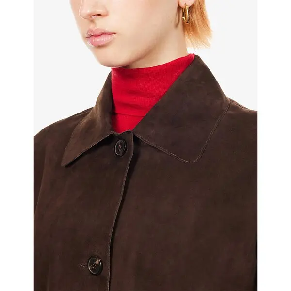 ARMA Emy Collar Suede Jacket