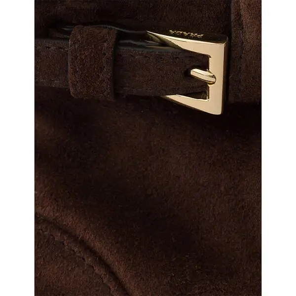 Prada Bonnie Suede Mini Top-handle Bag