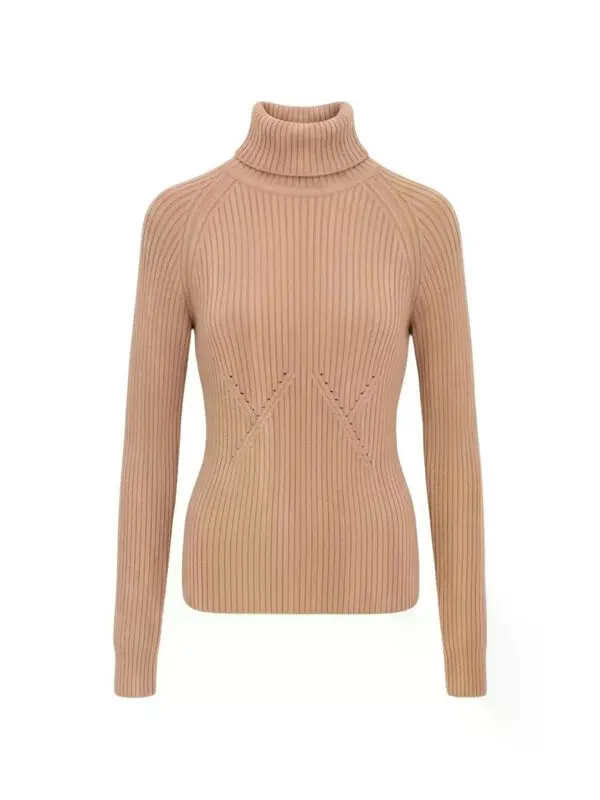 Isaia Ribbed-knit Roll-neck Sweater