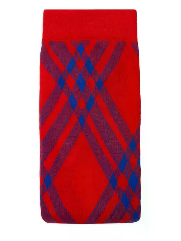 Burberry Check-pattern Wool Blend Tights
