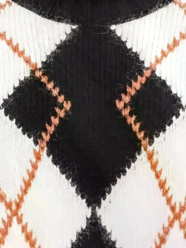 Isaia Argyle-pattern Roll-neck Sweater