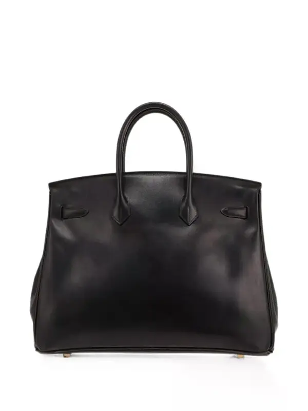 Hermès 2001 35 Birkin Tote Bag - Black