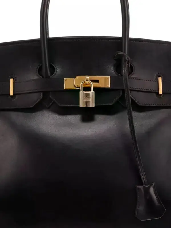 Hermès 2001 35 Birkin Tote Bag - Black